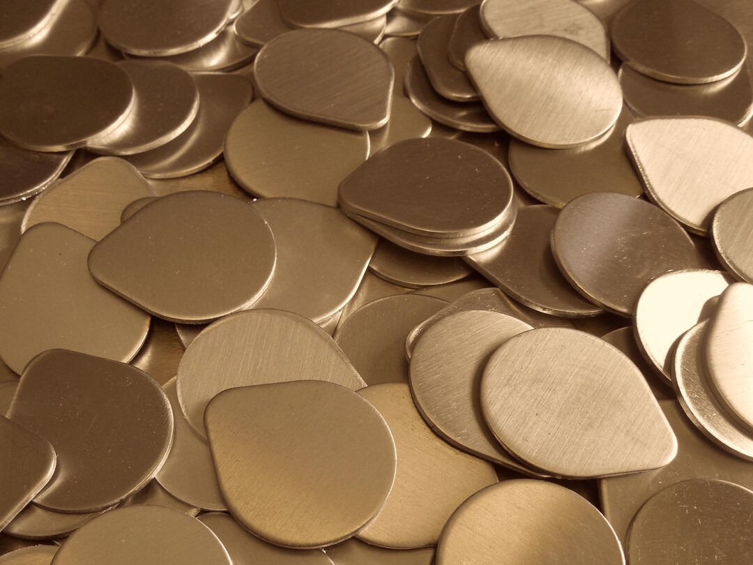 Commercial Bronze Tear Drop Stamping Blanks - 22 Gauge - Qty 5, Two ...