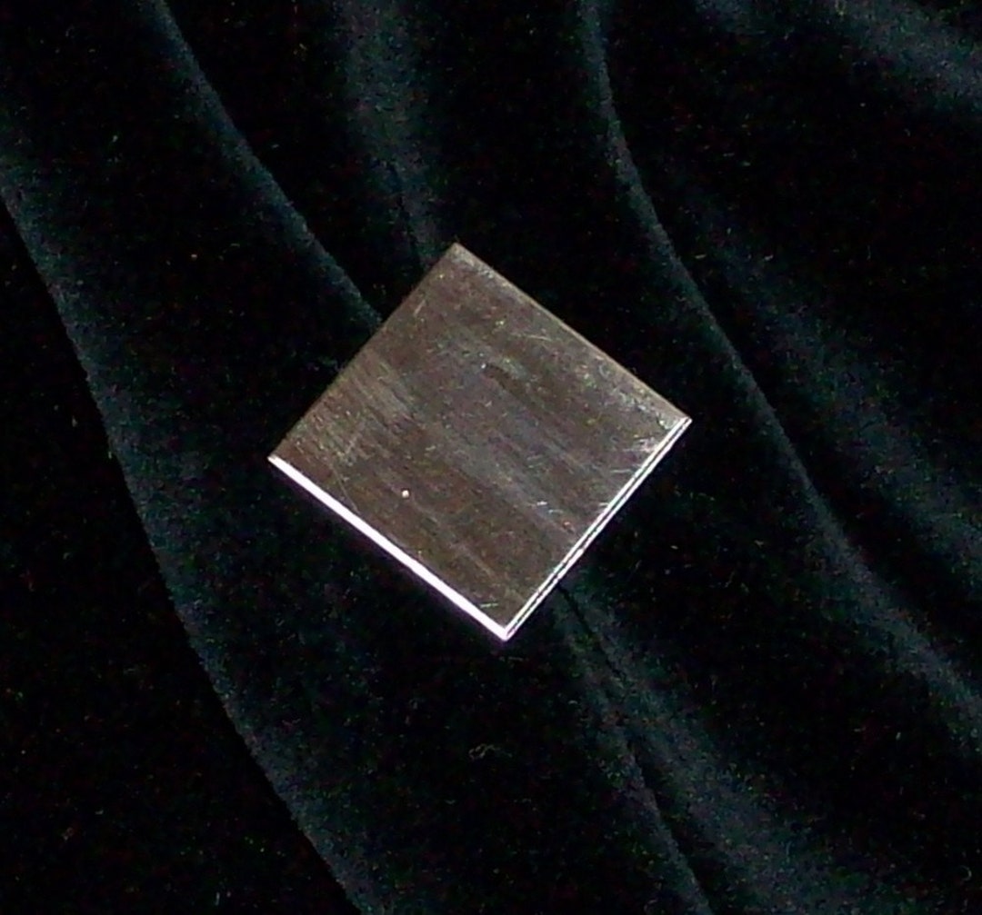 Sterling Silver Squares - 7/8" X 7/8" X 20 Gauge - Qty 1, Metal ...