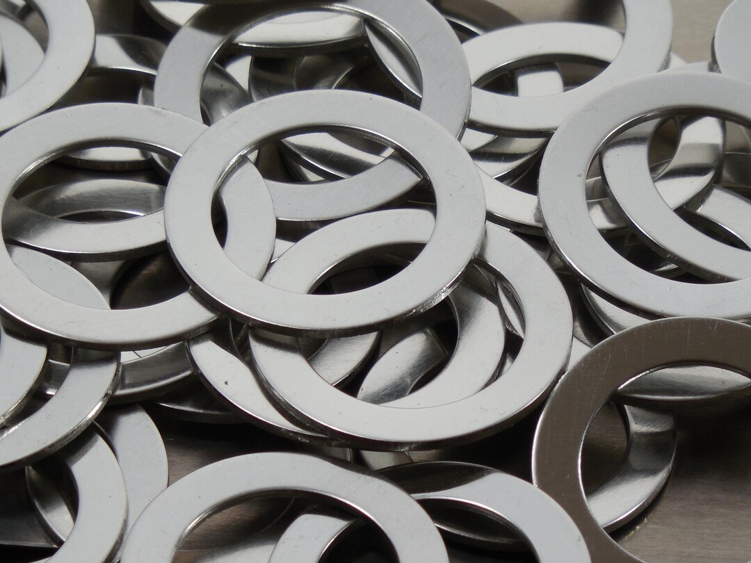 Pewter Washer Blanks - 16 Gauge, 1 1/2" Od - 3/4" Od - Etsy
