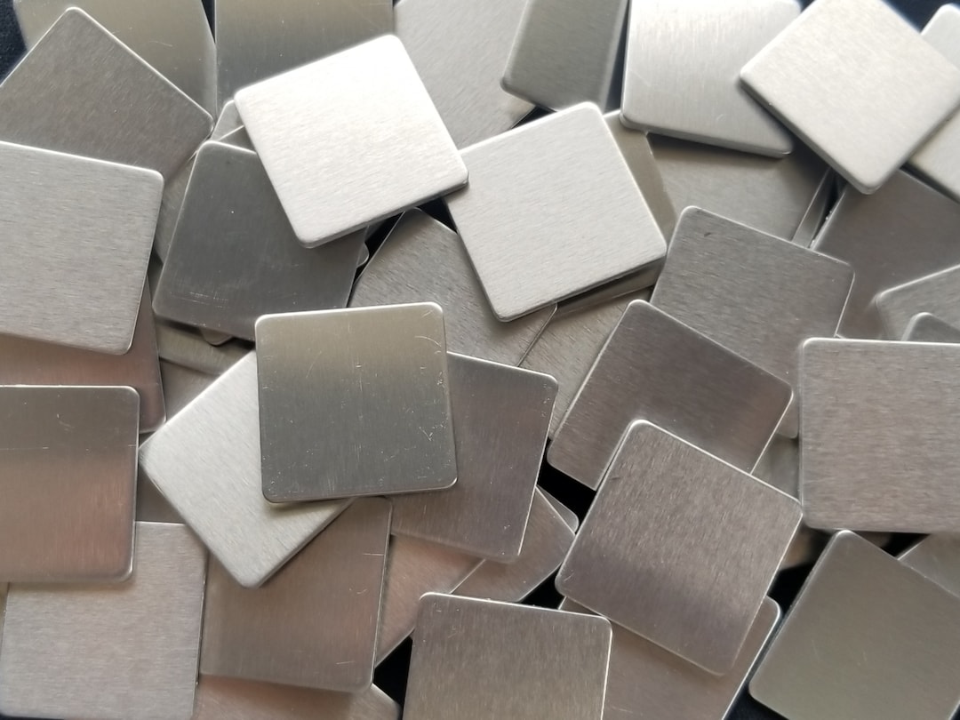 Aluminum Rounded Square Stamping Blanks - 1 1/4" X 1 1/4" X 16 Gauge ...