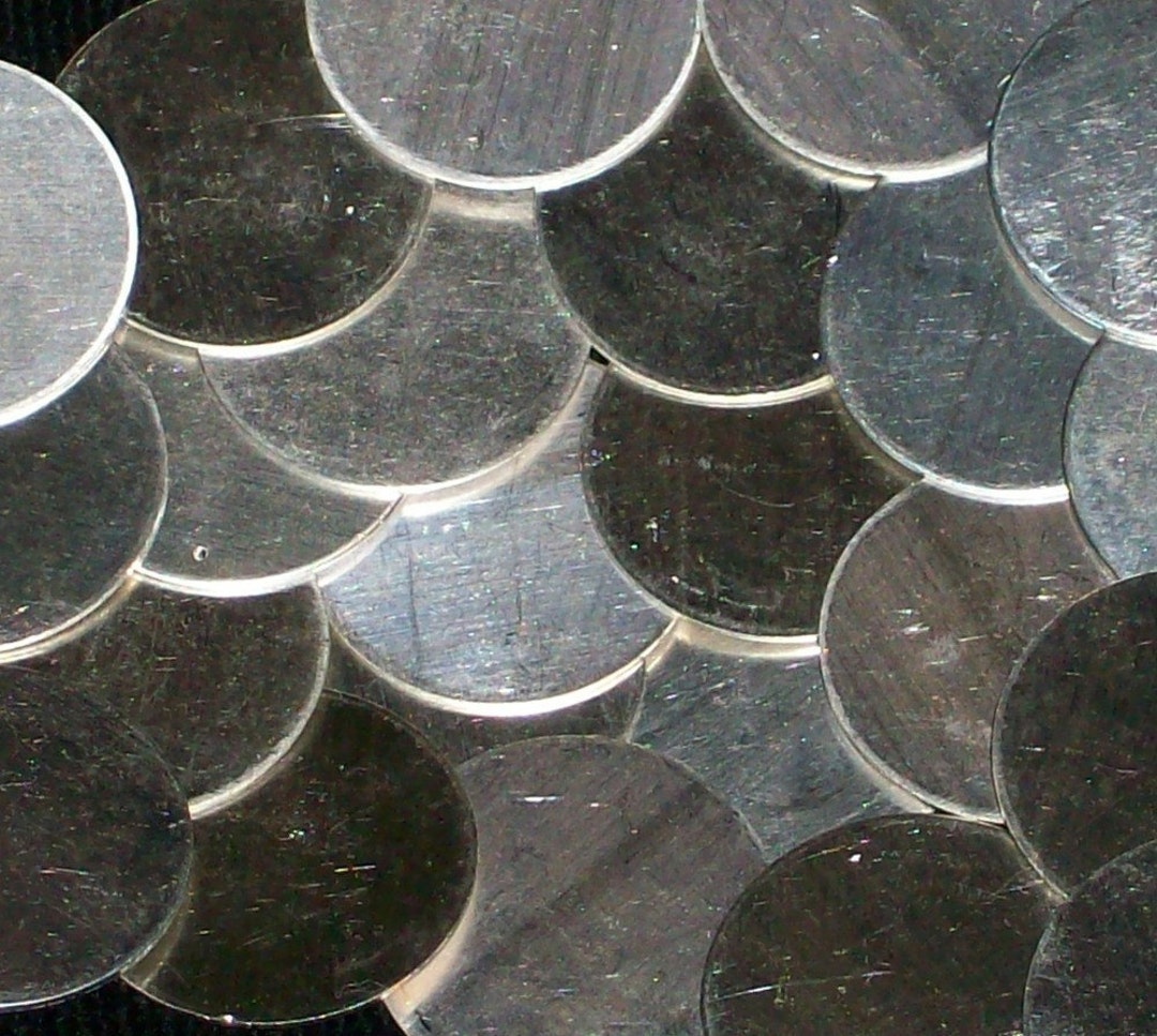 Sterling Silver Discs - 24 Gauge, Stamping Blanks, Metal Blanks ...