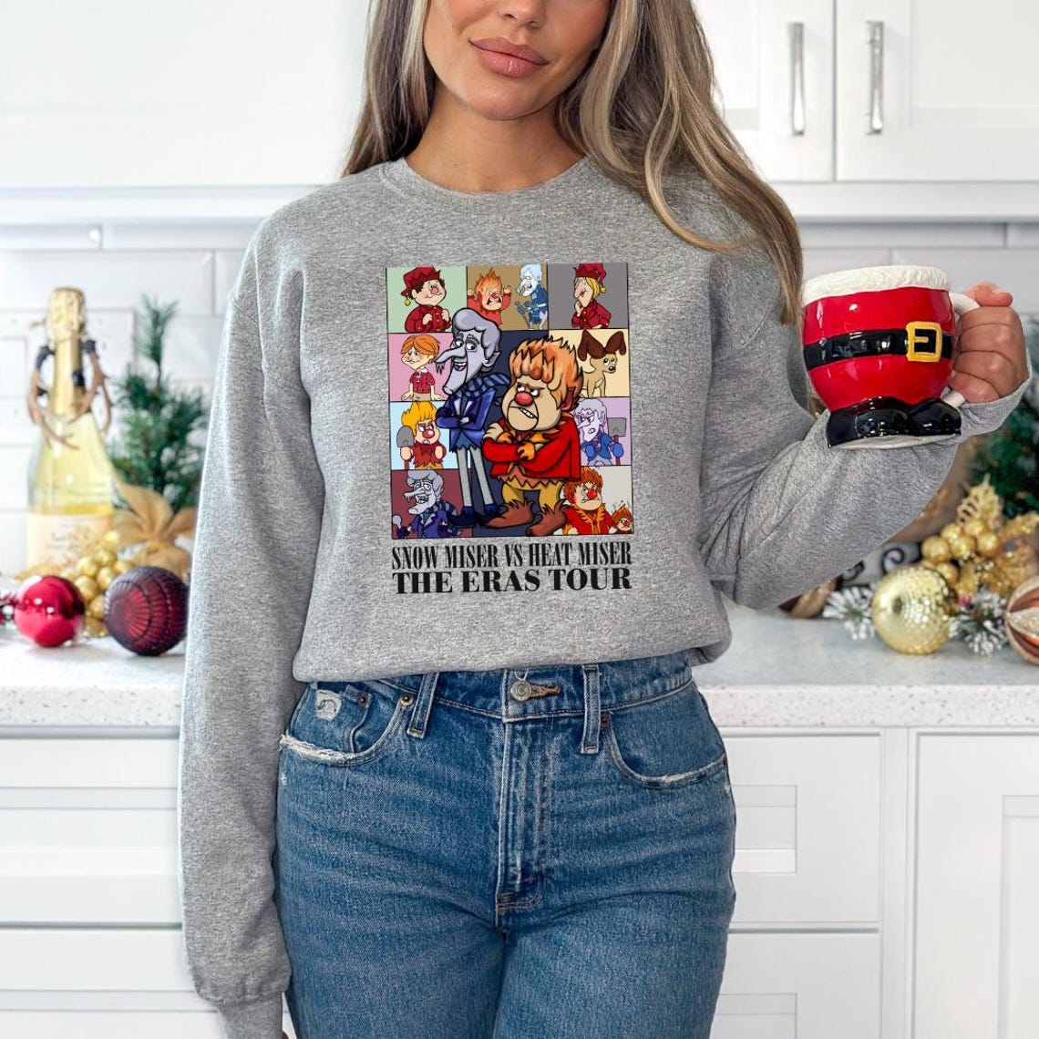 Snow Miser Vs Heat Miser the Eras Tour T-shirt, Christmas Miser ...