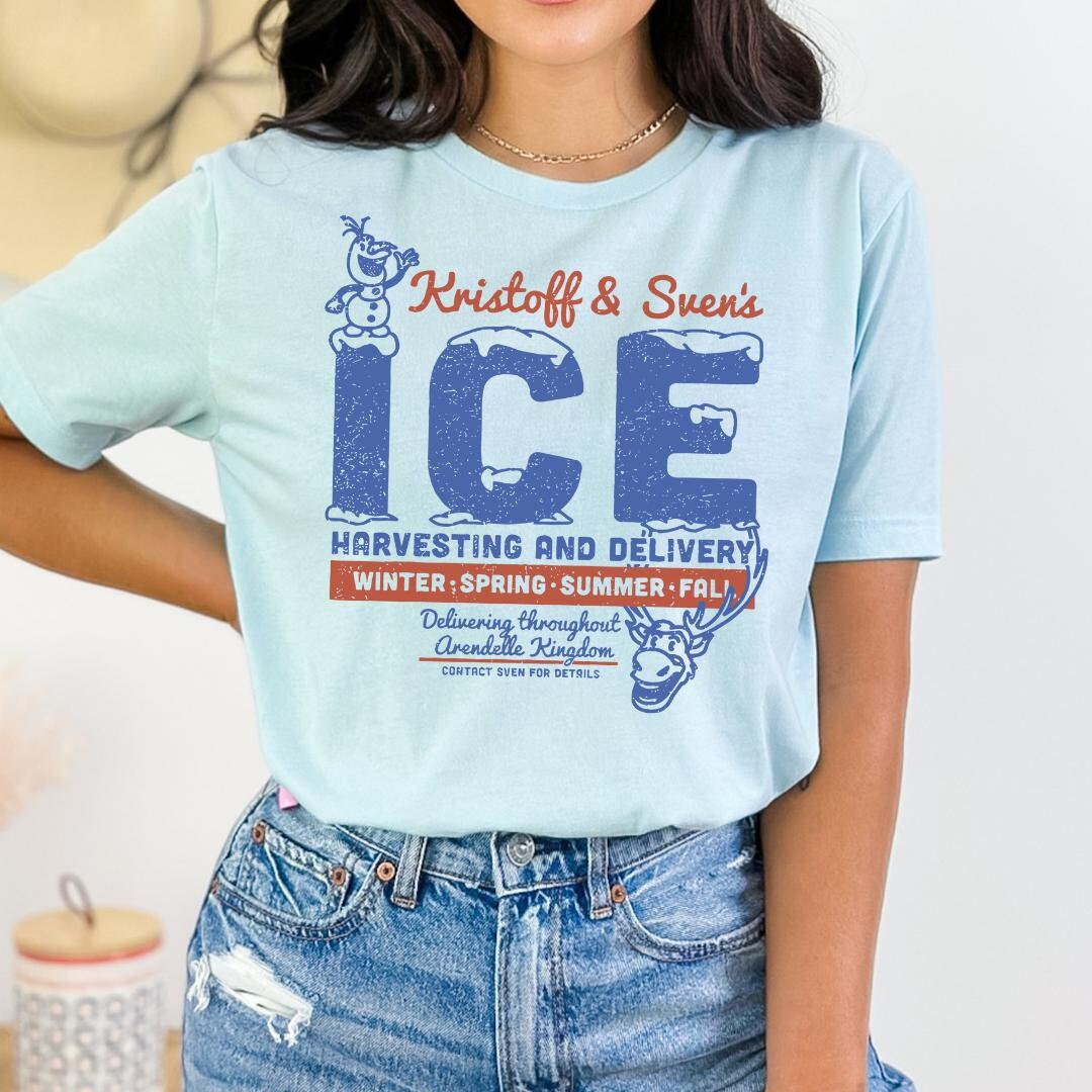 Frozen Kristoff Sven's Ice Harvesting and Delivery Shirt Kristoff ...