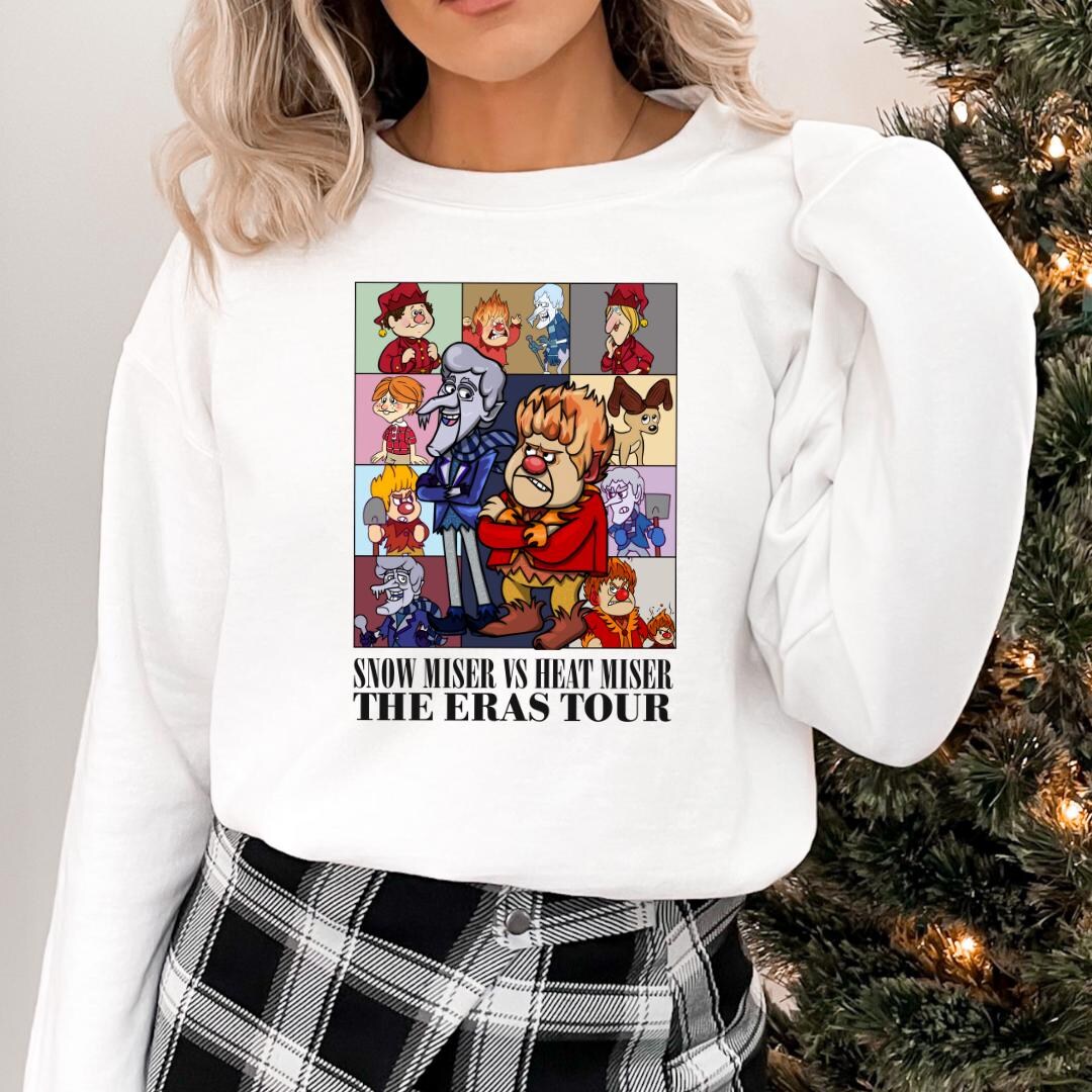 Snow Miser Vs Heat Miser the Eras Tour T-shirt, Christmas Miser ...