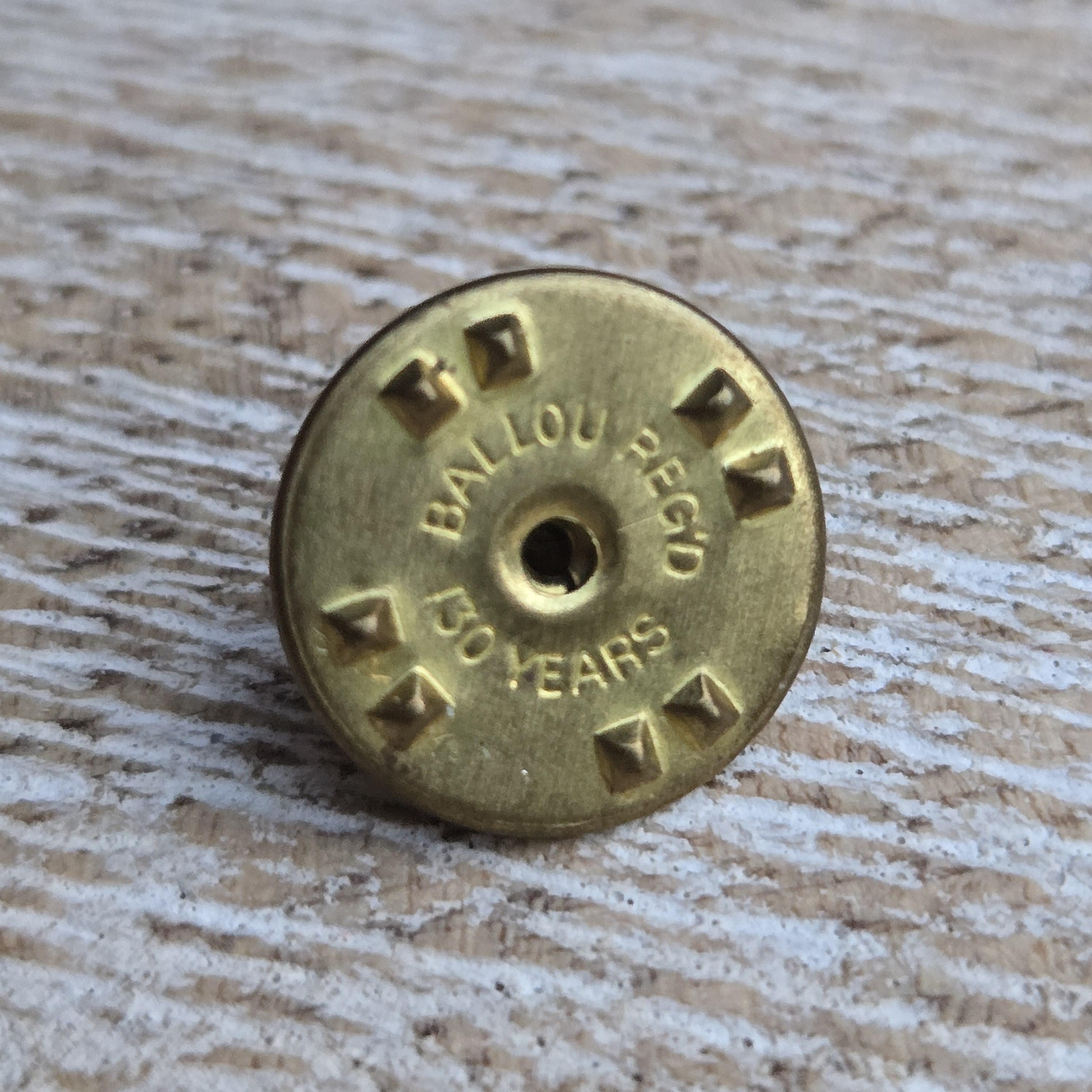 Ballou Reg'd 130 Years Vintage Goldtone Rose Lapel Hat Purse Pin - Etsy