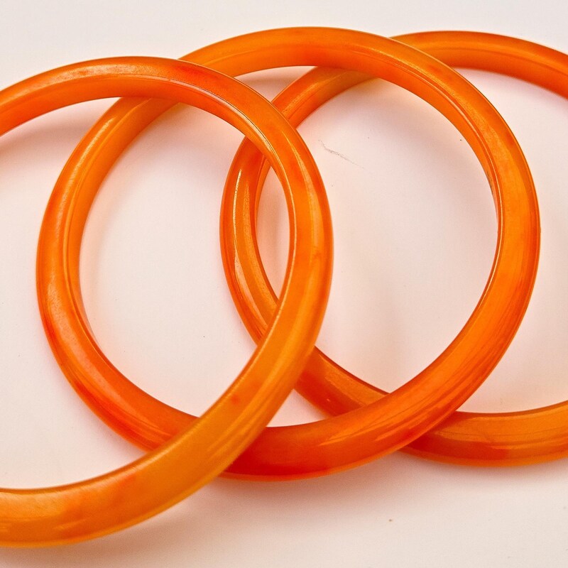 Orange Bakelite - Etsy