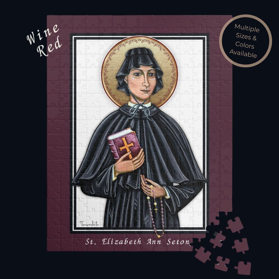 Christian Puzzle, St Elizabeth Ann Seton Gift, Jigsaw Puzzle ...