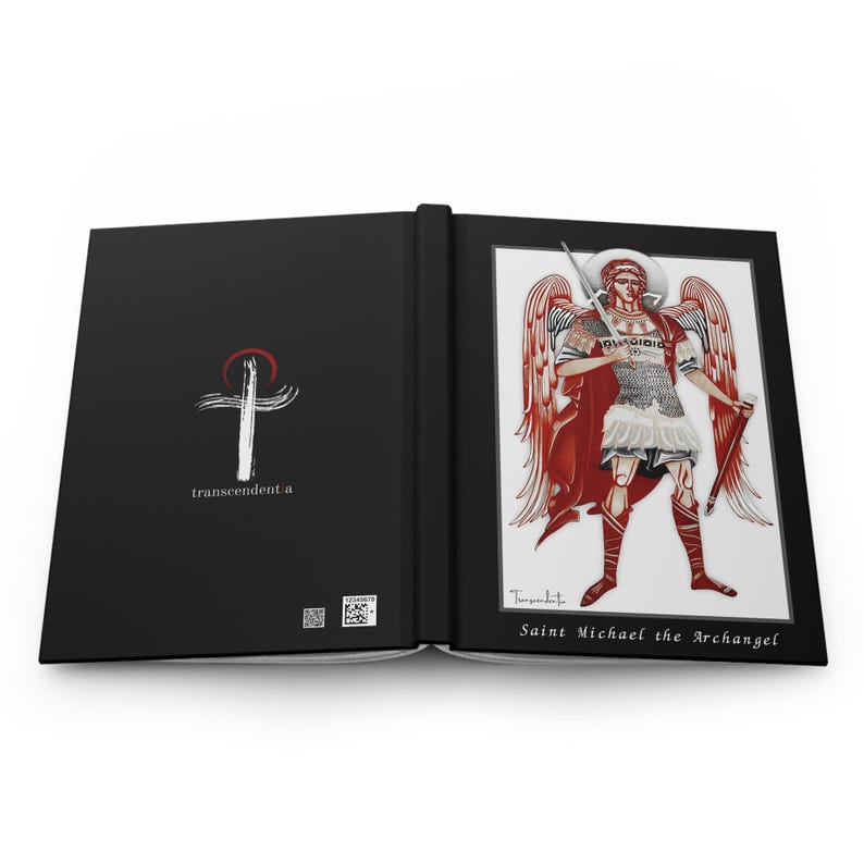 St. Michael the Archangel Red Avant-garde Hardcover Journal, Christian ...