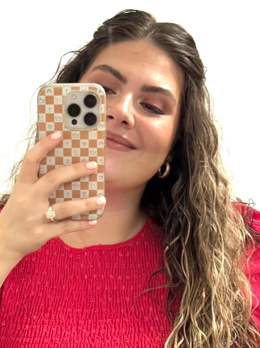 Phone Case Christian Gingham "symbols of Christ" Neutral Trendy ...