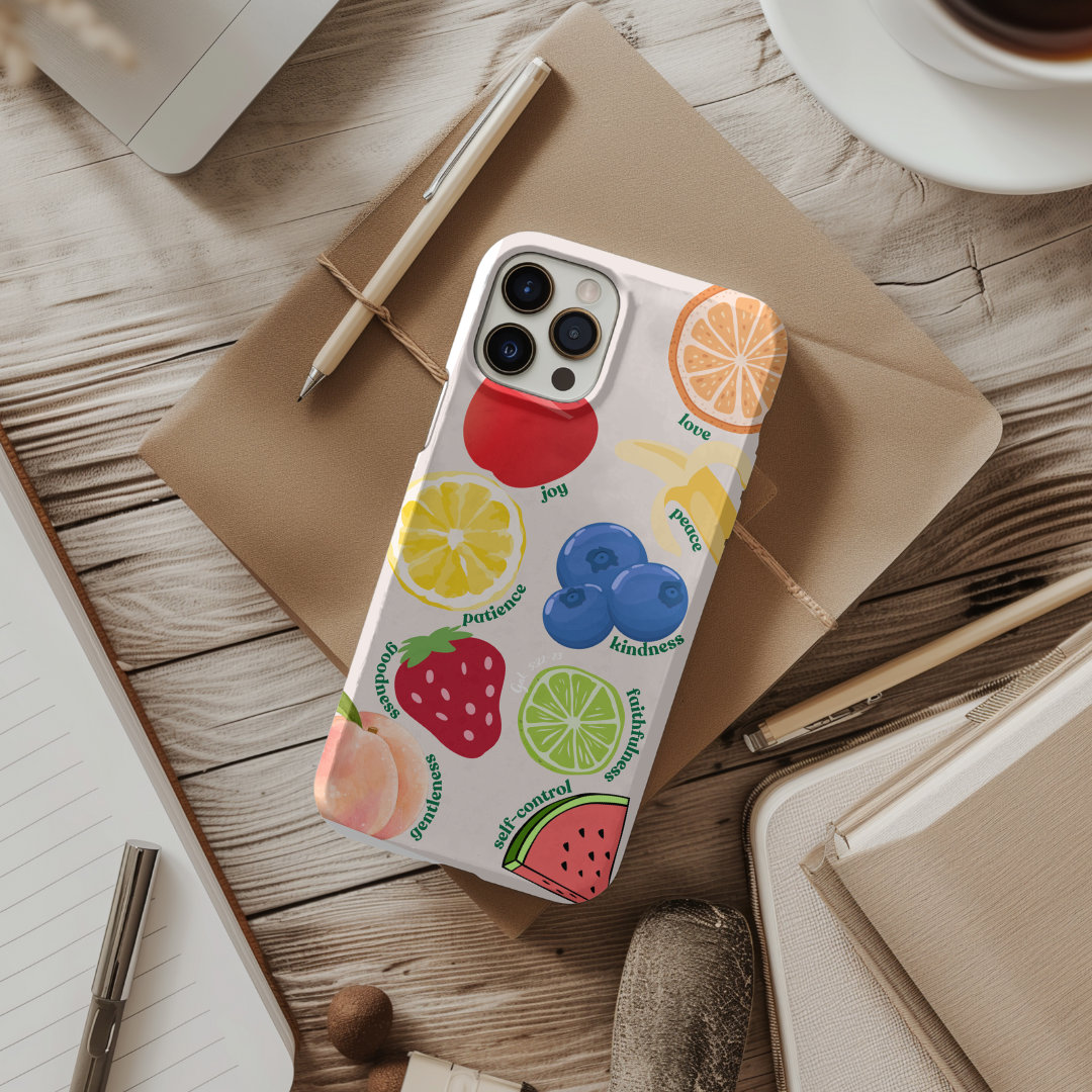 Phone Case Christian "fruit of the Spirit" Colorful Fun Summer Spring ...