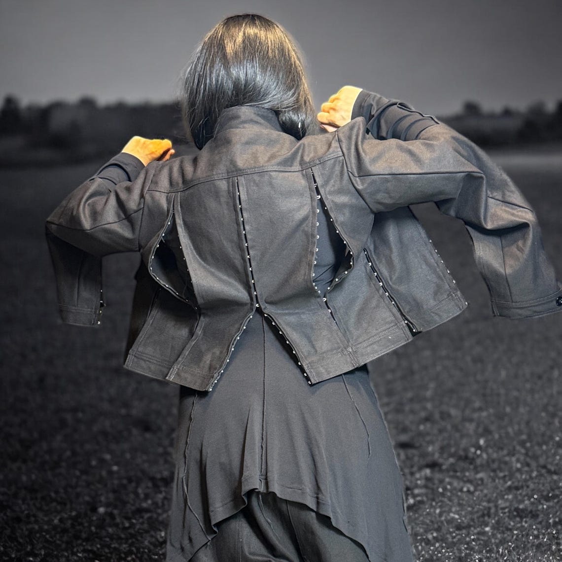 Modular Denim Jacket – Deconstructive Avantgarde Design With Detachable ...