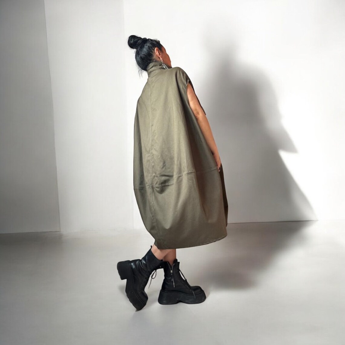 Asymmetrical Camouflage Tunic Boho Chic, Avant Garde, Urban Style ...