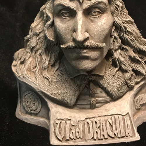 Vlad The Impaler Dracula Vlad Tepes Bust Sculpture By Thomas Etsy