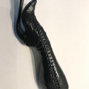 Fetish Boot Lapel Pin BLACK Extreme High Heel! - Etsy