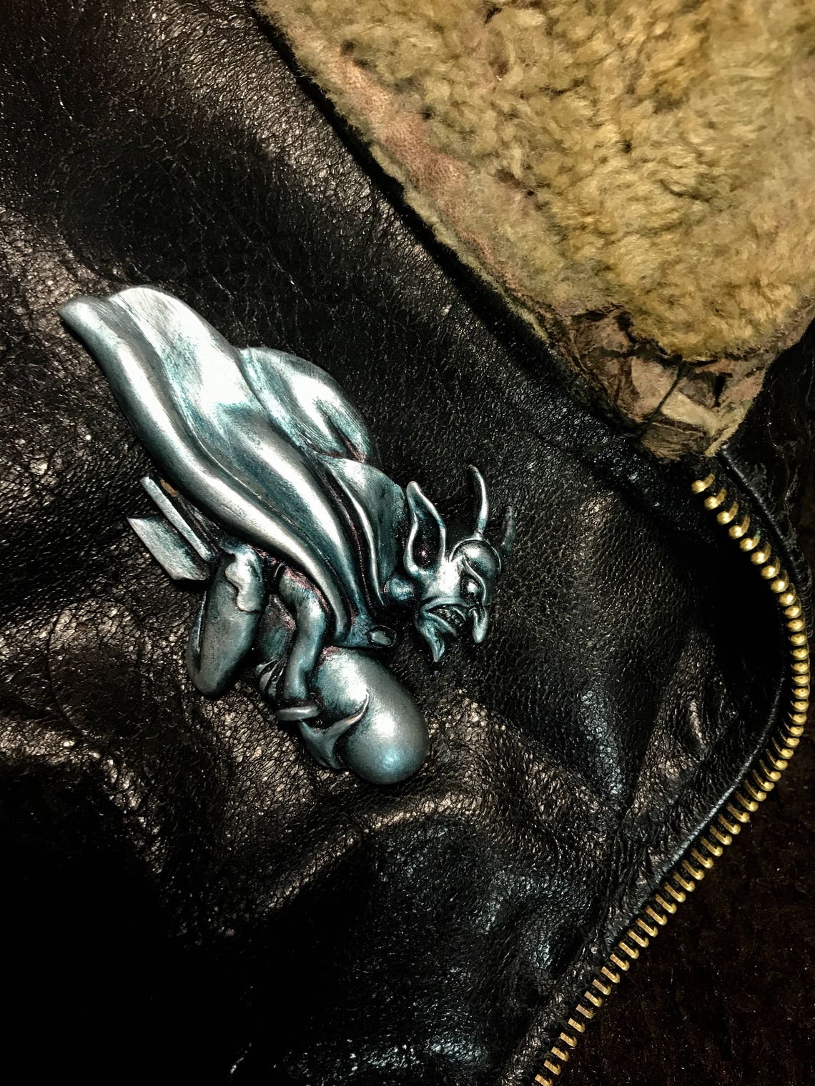 Hand Made Devil Bomber WW2 Cartoon Lapel Pin - Etsy