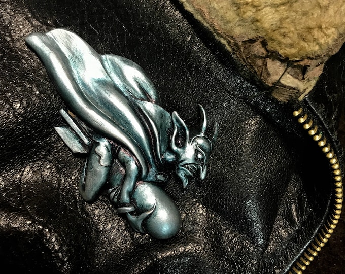Hand Made Devil Bomber WW2 Cartoon Lapel Pin - Etsy