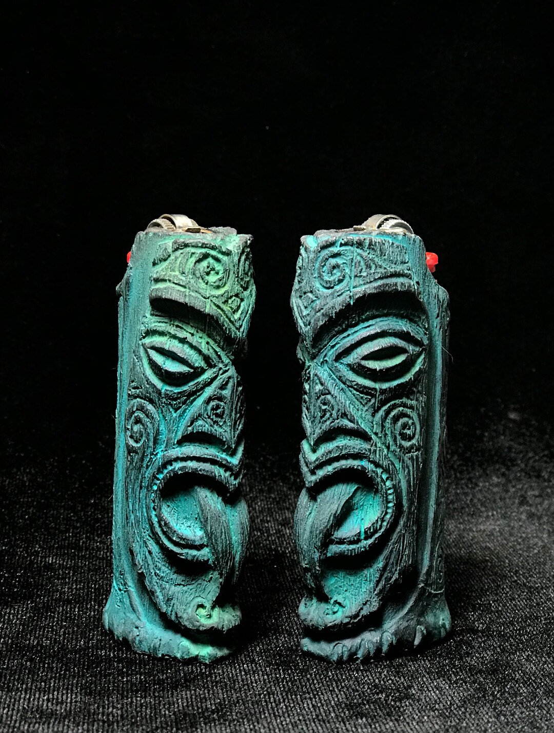Tiki-lite Lighter Case Sculpted by Thomas Kuntz - Etsy