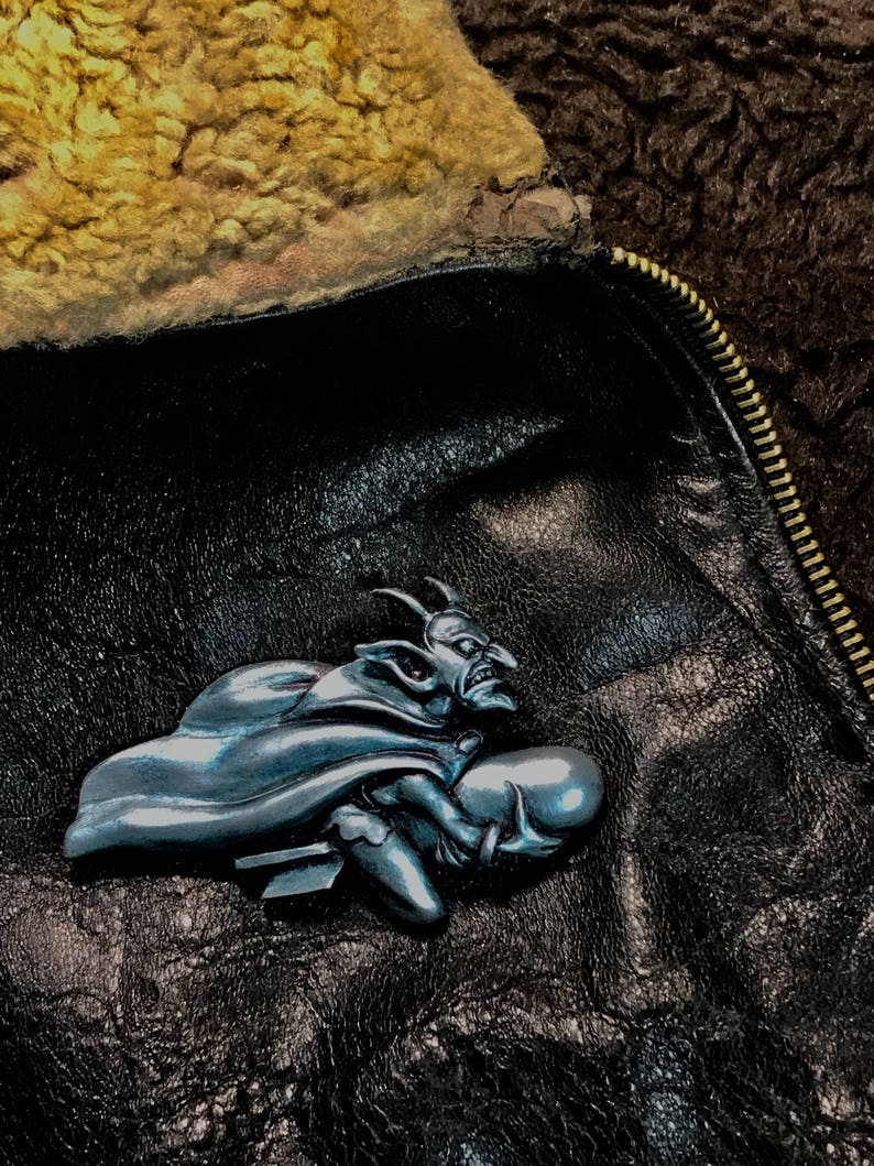 Hand Made Devil Bomber WW2 Cartoon Lapel Pin - Etsy