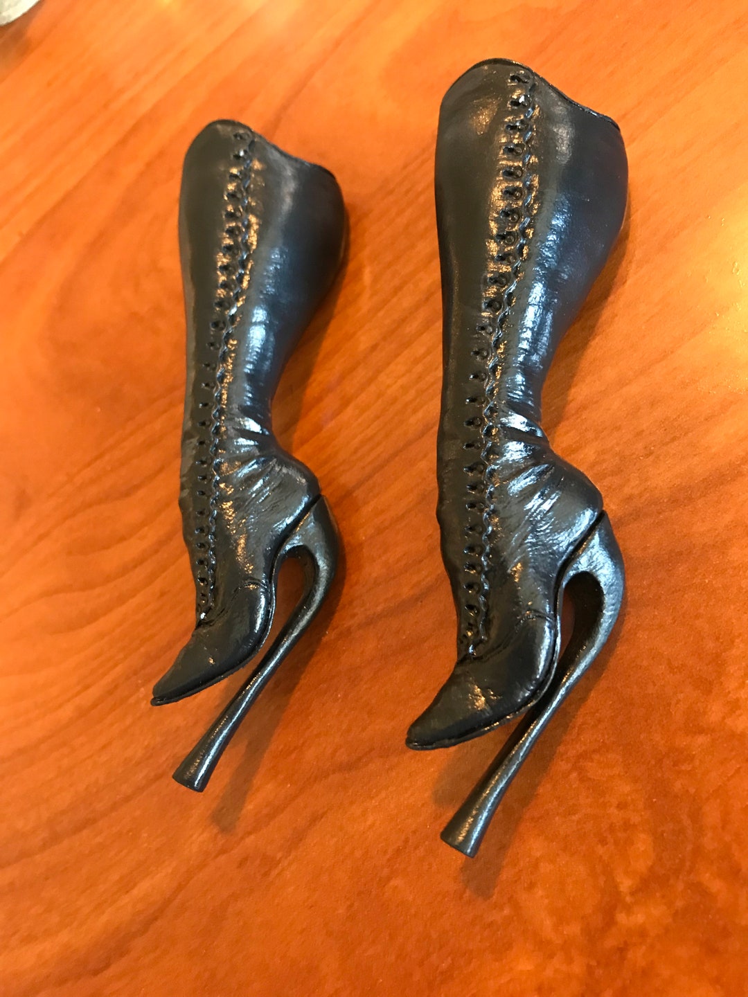 Fetish Boot Lapel Pin BLACK Extreme High Heel! - Etsy