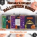 Editable Halloween Bingo,30 Halloween Bingo Cards,halloween Games,kids ...