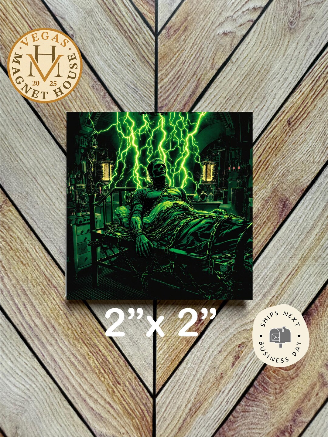 Scary Monster Magnet: Halloween Fridge Decor 2x2" - Etsy