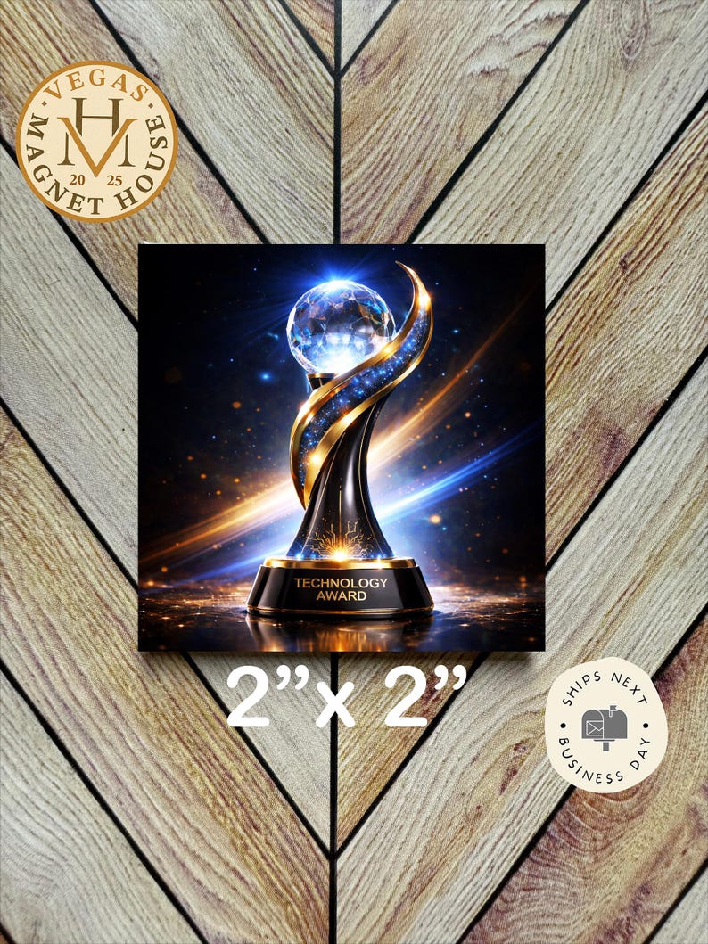 Technology Award : 2x2 Decorative Magnet - Etsy