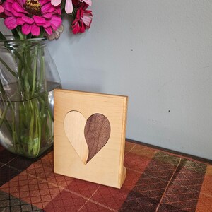 His and Hers Heart Shaped Desk Décor - Anniversary Gift, Valentines Day ...