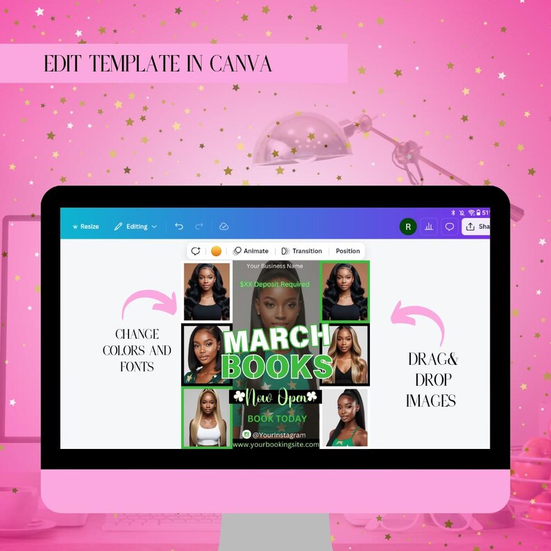 DIY Loc Flyer Editable Flyer Template Instant Download Flyer Beauty ...