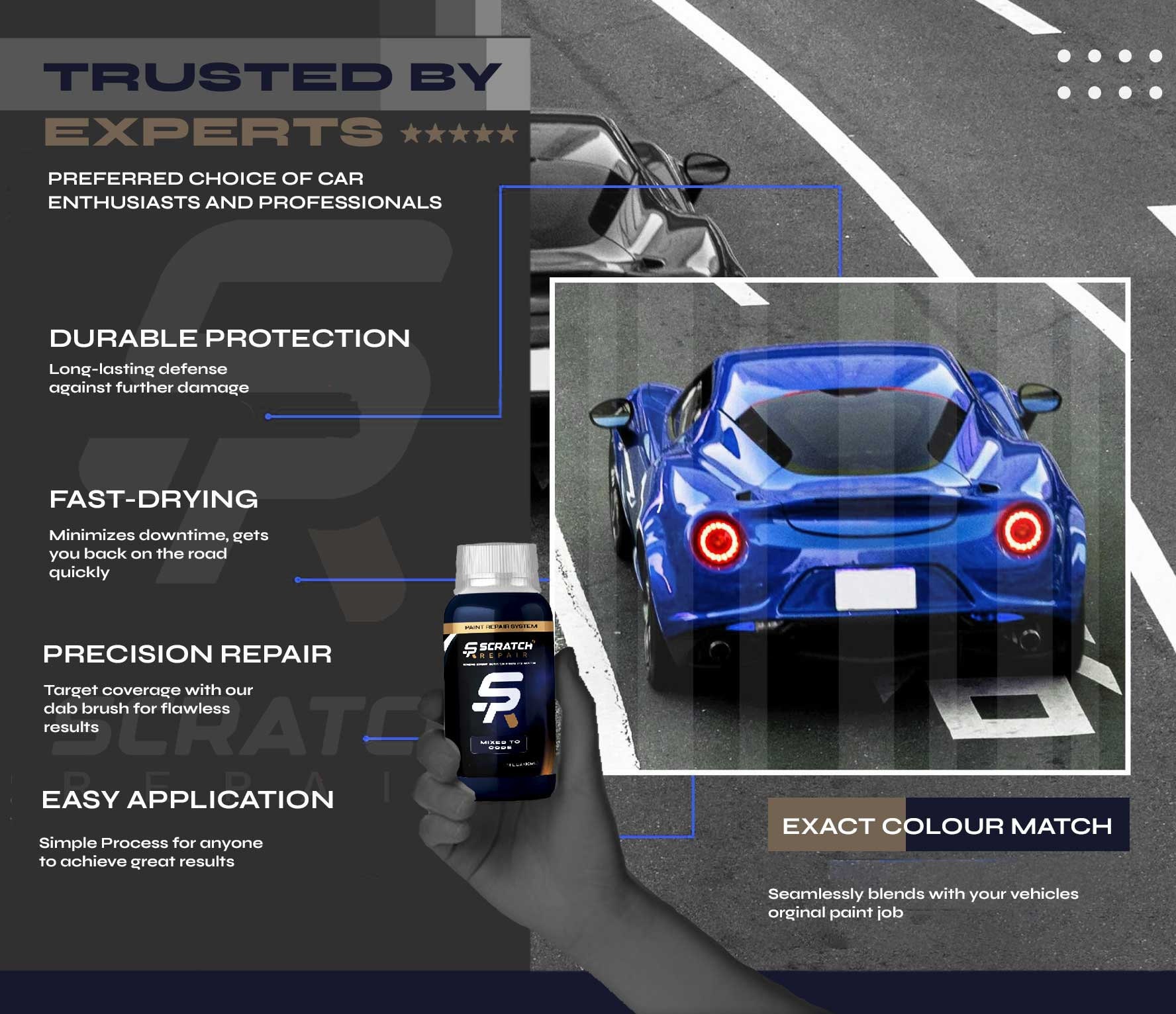 Touch up Paint by Car Registration Reg Touch up Pen 20ml Automotive ...