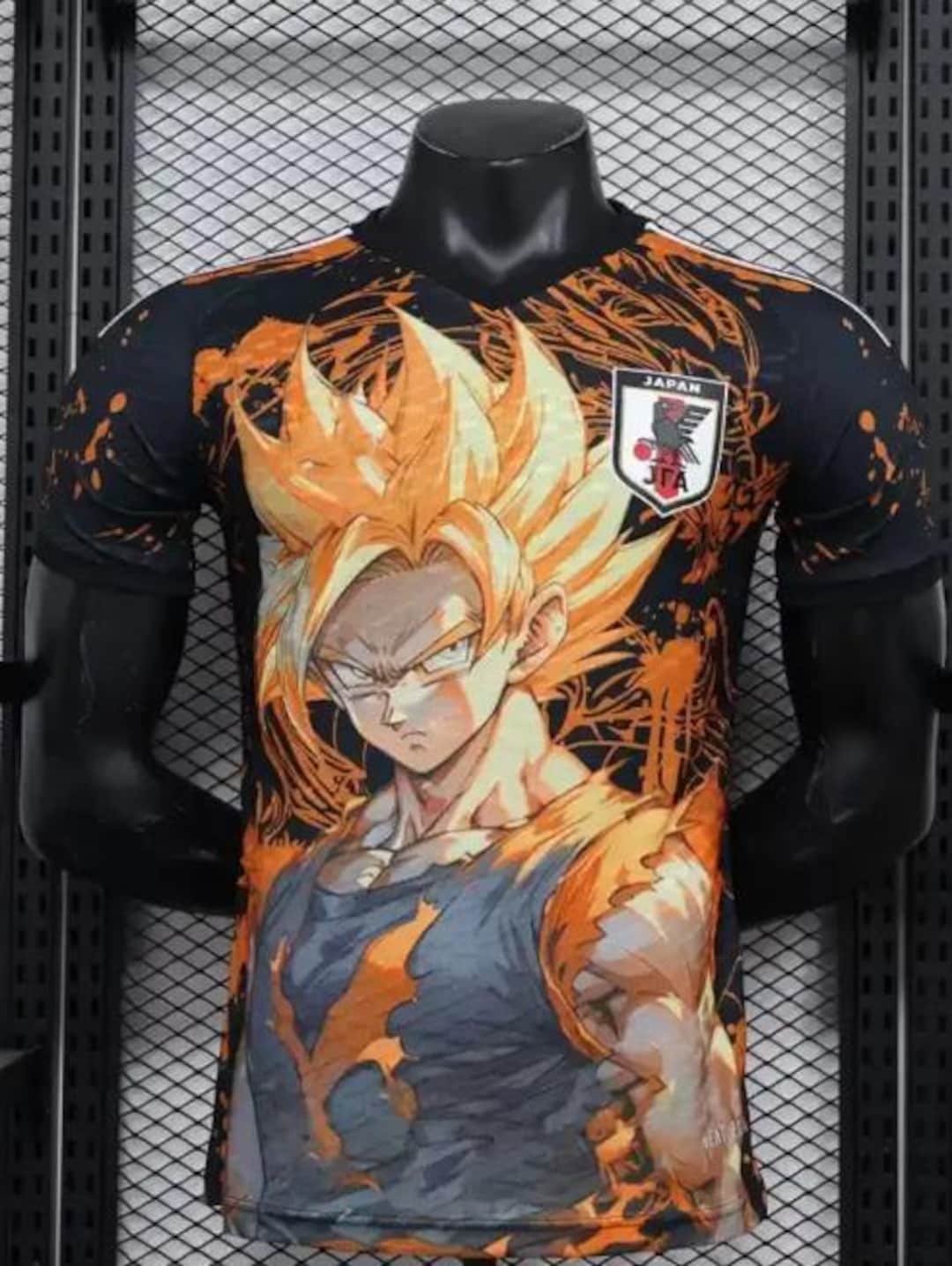 Japan Limited Edition Soccer Jersey – Goku Super Saiyan Dragon Ball Z ...