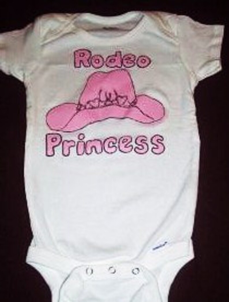 Rodeo Princess Baby Bodysuit Cowgirl Baby Outfit Cowgirl - Etsy