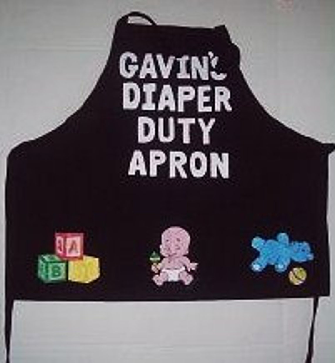 Personalized New Dad Diaper Apron, Novelty Dad to Be Apron, Fill It ...
