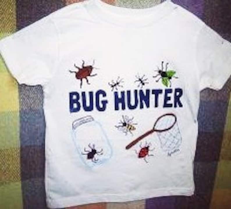 Bug Hunter Shirt, Kids Novelty Shirt, Boys Clothing, Insect Shirt, Bug ...