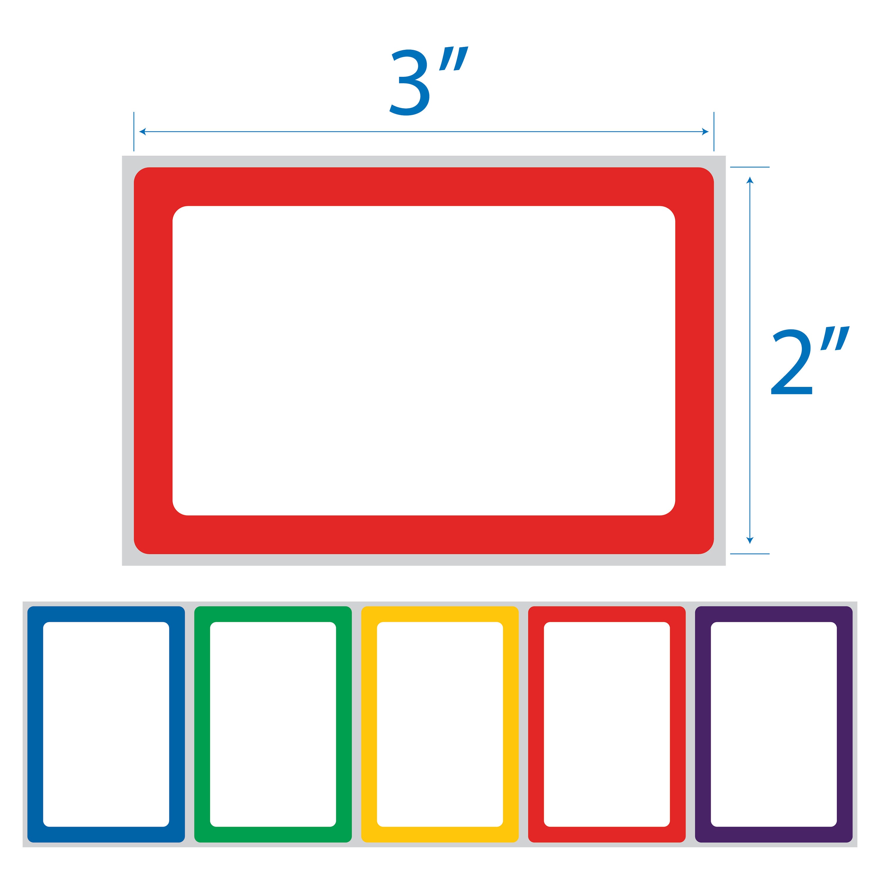 400 Pcs Retro Frame Stickers, Teacher Badge Labels for School & Work ...