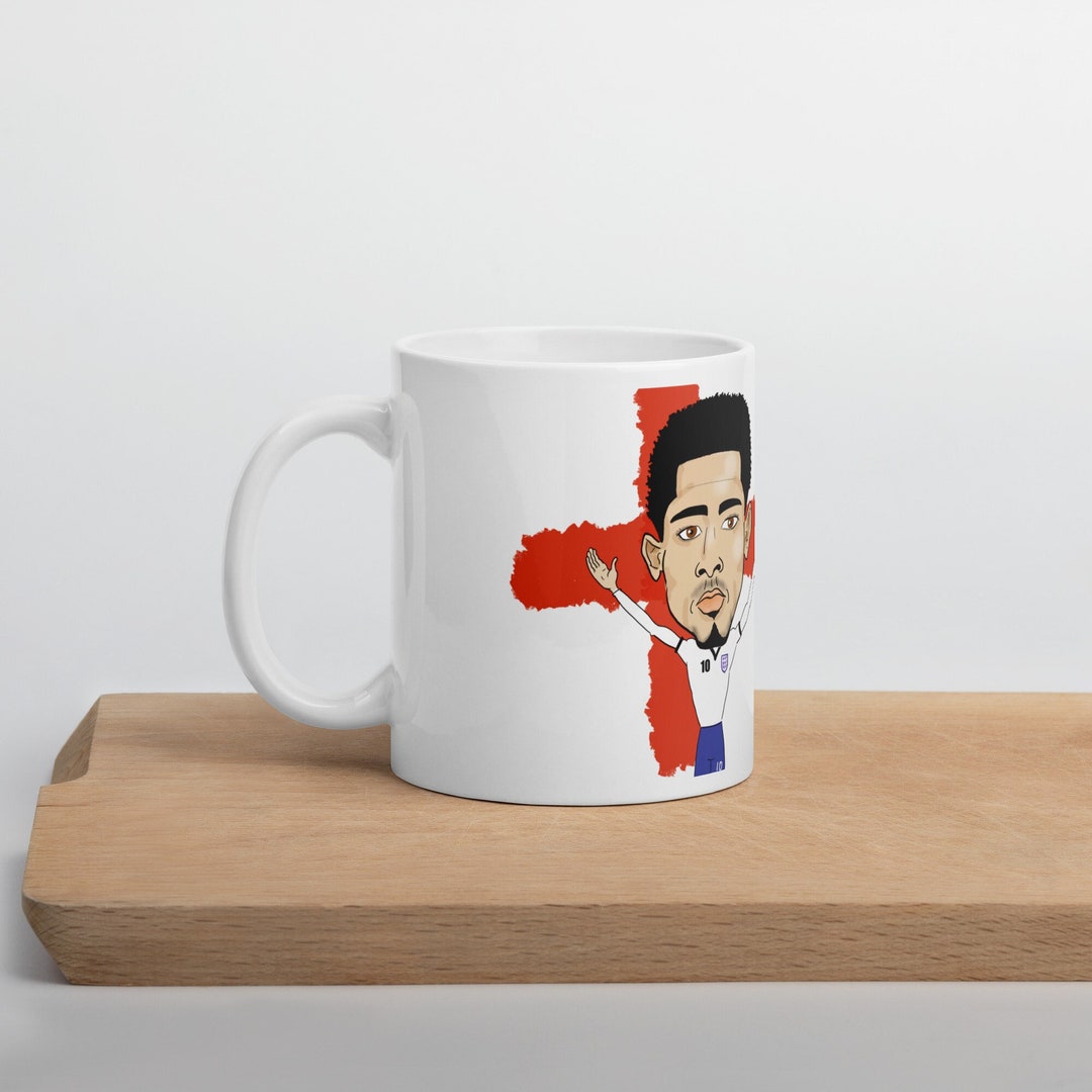 White England Euro 2024 Jude Bellingham Mug - Etsy UK