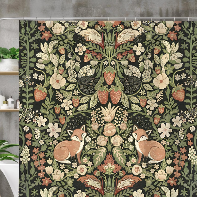 William Morris Curtains - Etsy