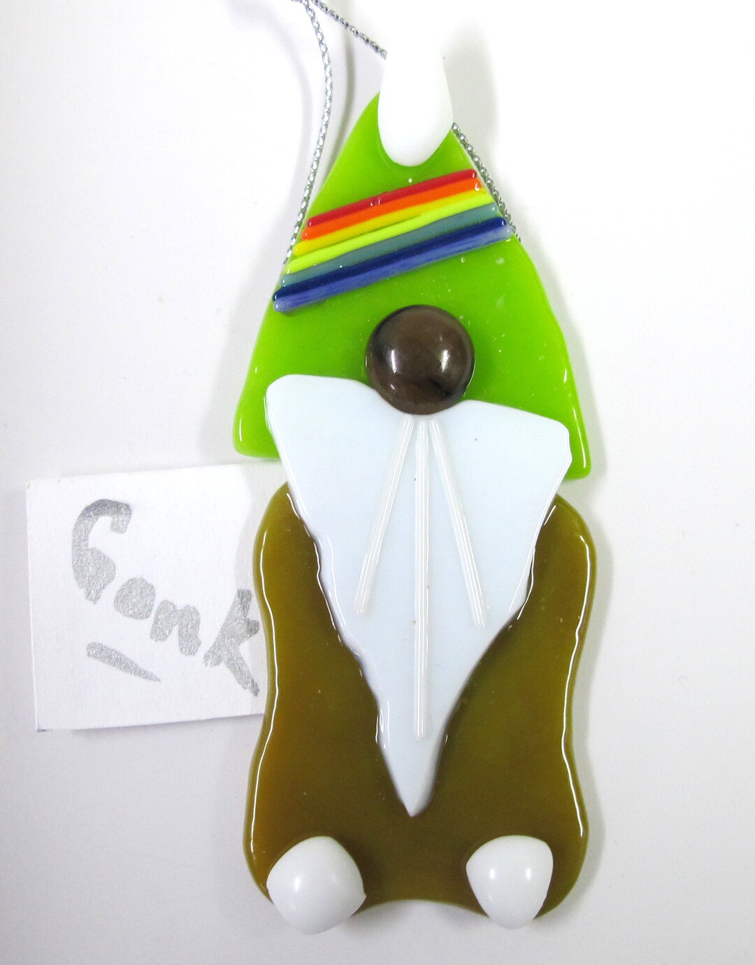 Pride Gonk Fused Glass Ornament - Etsy