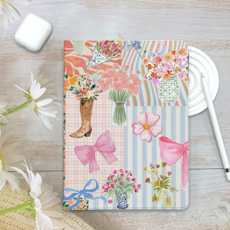 Preppy iPad Case - Etsy