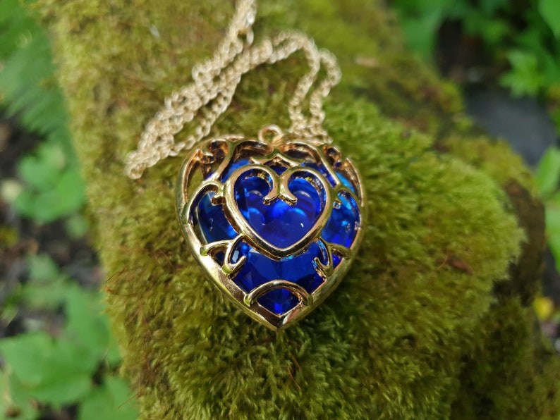 The Legend of Zelda Heart Container Necklace Zelda Heart Video Game ...
