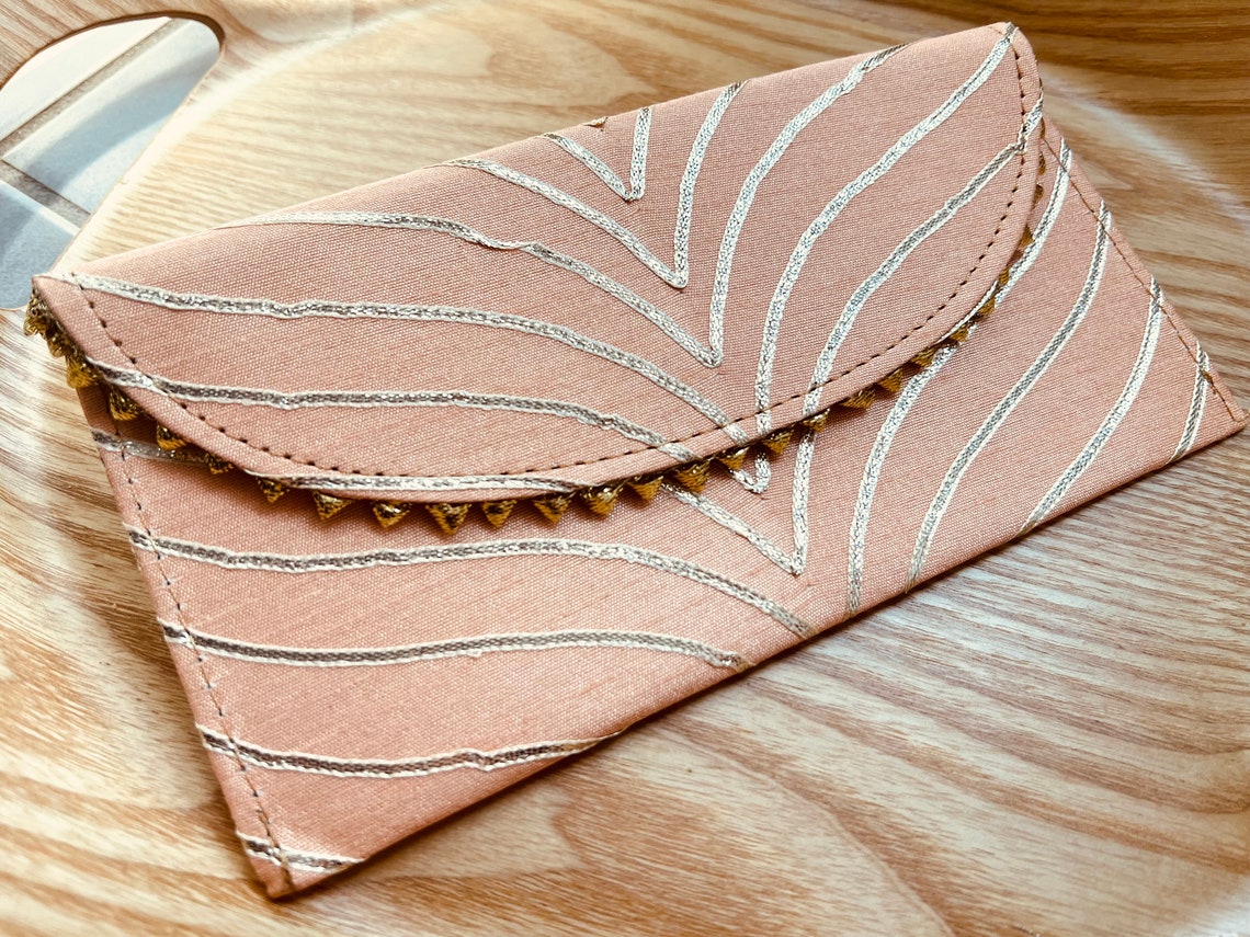 Set of 6 Fabric Envelopes,wedding Favor,indian Wedding Envelopes,diwali ...