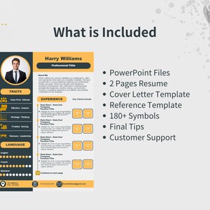 Modern Professional Resume Template With Powerpoint Resume Template ...