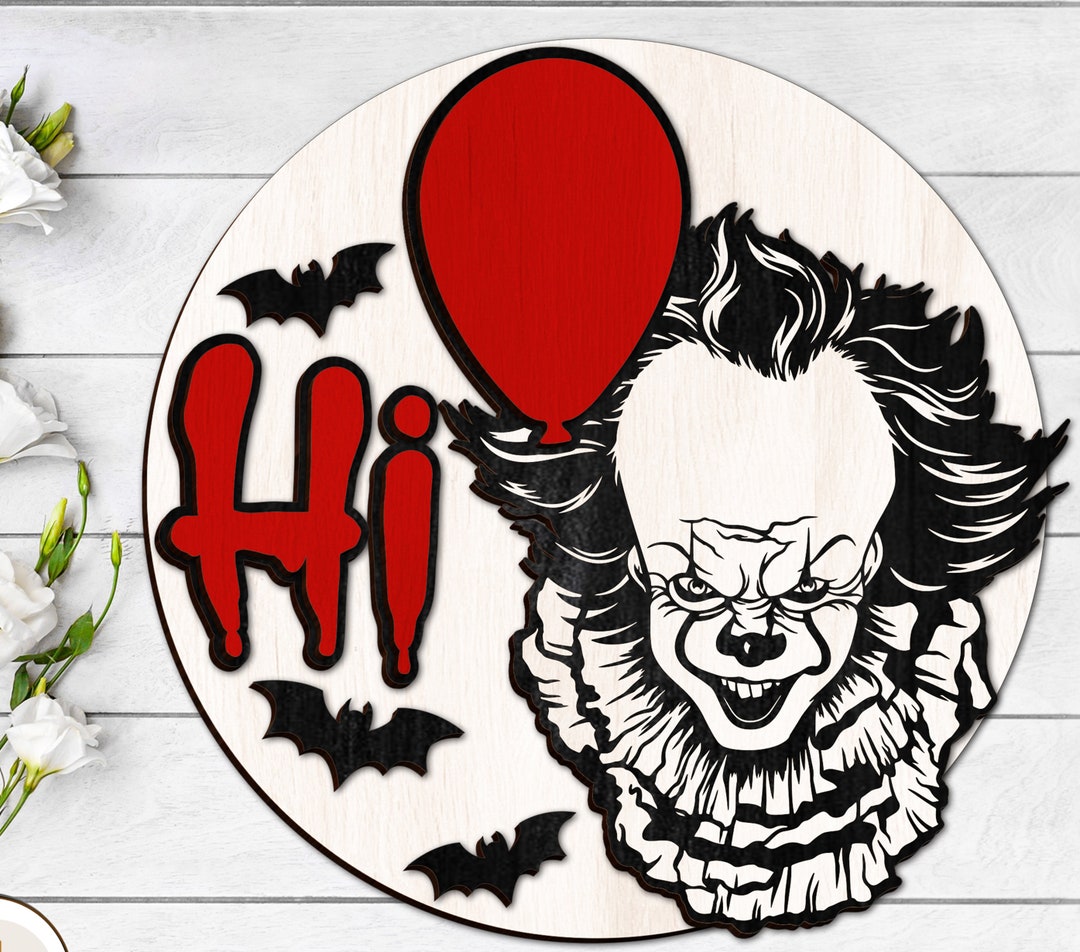 Horror Character Door Sign Svg ,scary Front Svg, Horror Door Sign Svg ...