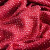 Luxury Ruby Red Fabric With Light Siam Crystals – Embellished Tulle for ...