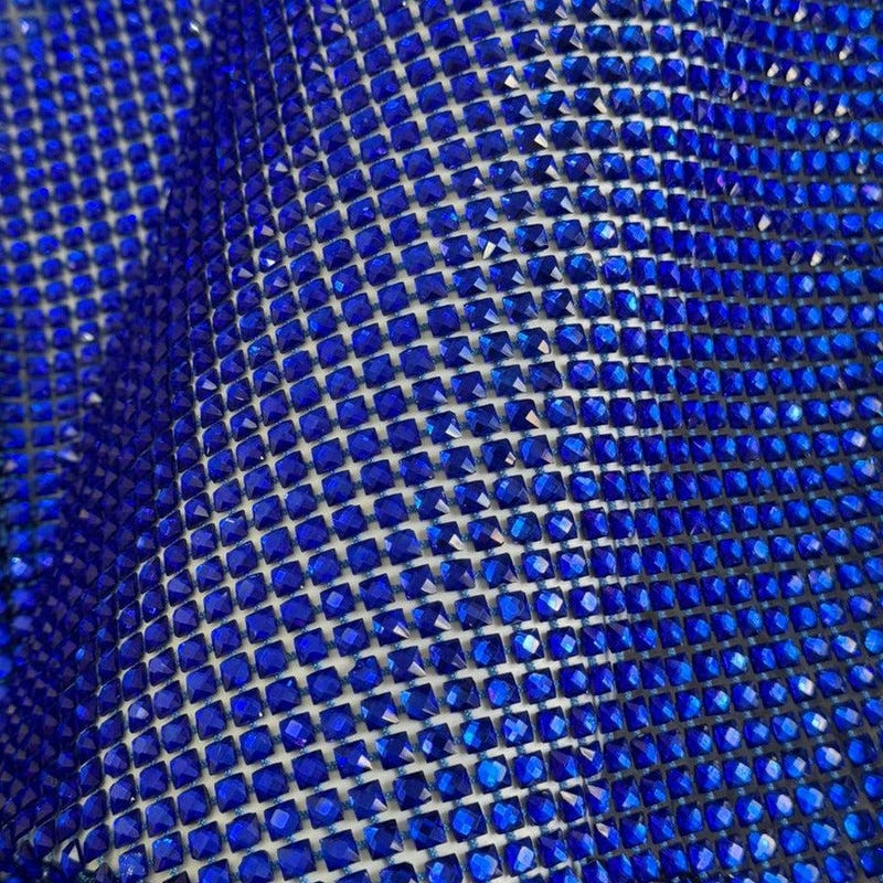 Sapphire Blue Fabric - Etsy