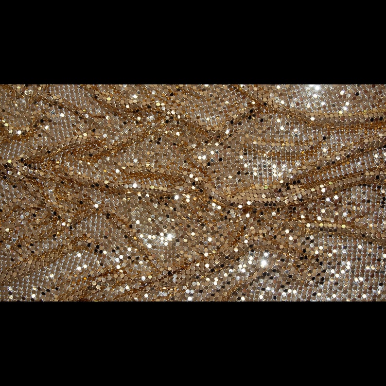 Highest Quality Brass Metal Mesh Light Gold Chainmail Fabric for ...