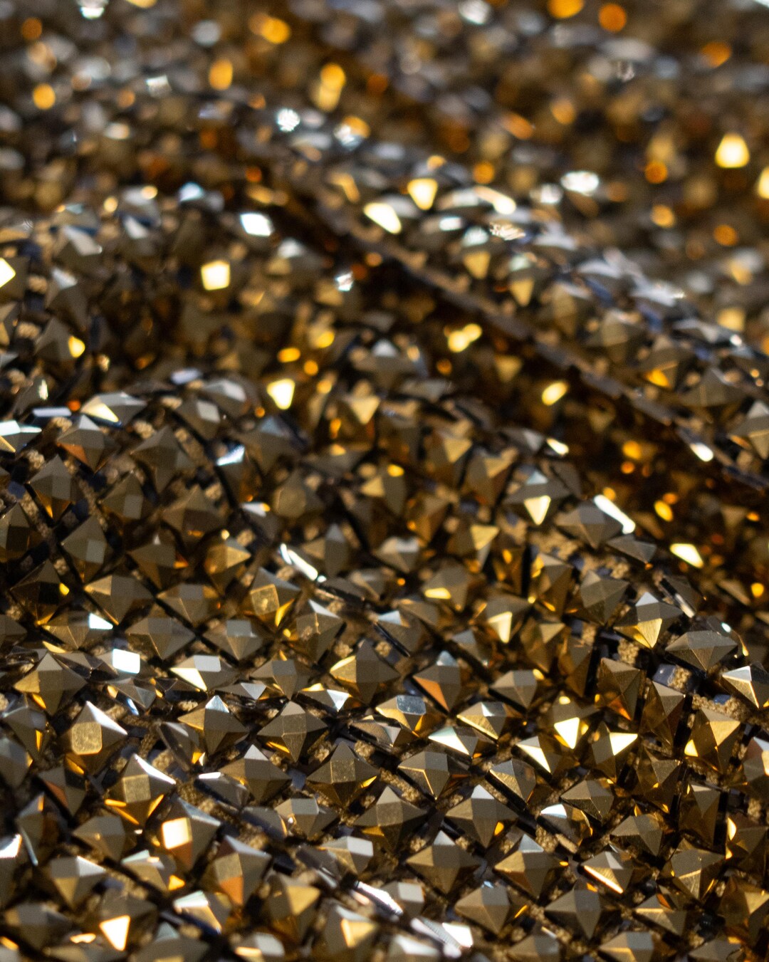 Gold Crystal Fishnet Fabric – Couture Bridal Eveningwear Mesh - Etsy