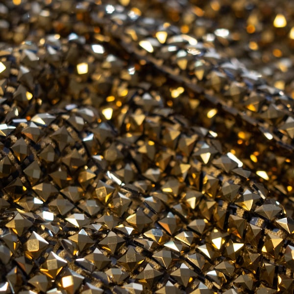 Rhinestone Fishnet Fabric - Etsy