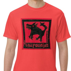 El Chupacabra by Nickyloumo Unisex Garment-dyed Heavyweight T-shirt - Etsy