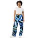 Zazous Zigzag Pants by Nickyloumo All Over Print Unisex Wide-leg Pants ...