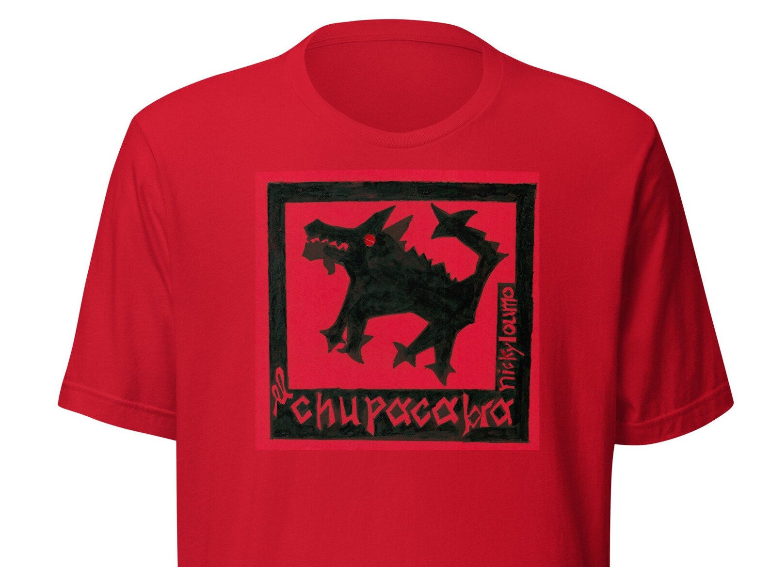 El Chupacabra by Nickyloumo LIGHTWEIGHT Unisex T-shirt - Etsy